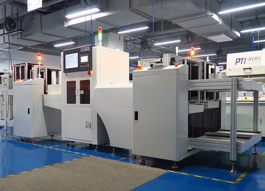 PTI轨道式测试段自动化整线-PTI | 深圳市派捷电子科技有限公司